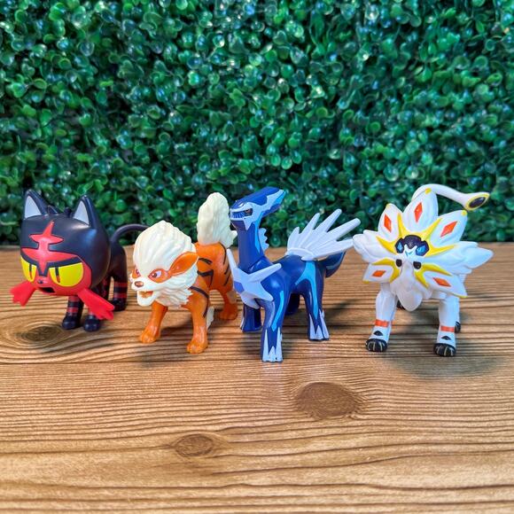 Pokemon | Toys | Pokemon Action Figure Bundle Dialga Solgaleo Litten ...